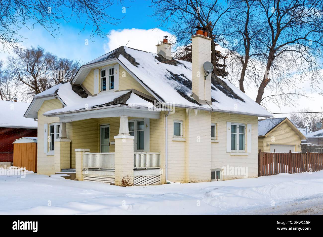 Heritage colonial house Toronto Canada Stock Photo - Alamy