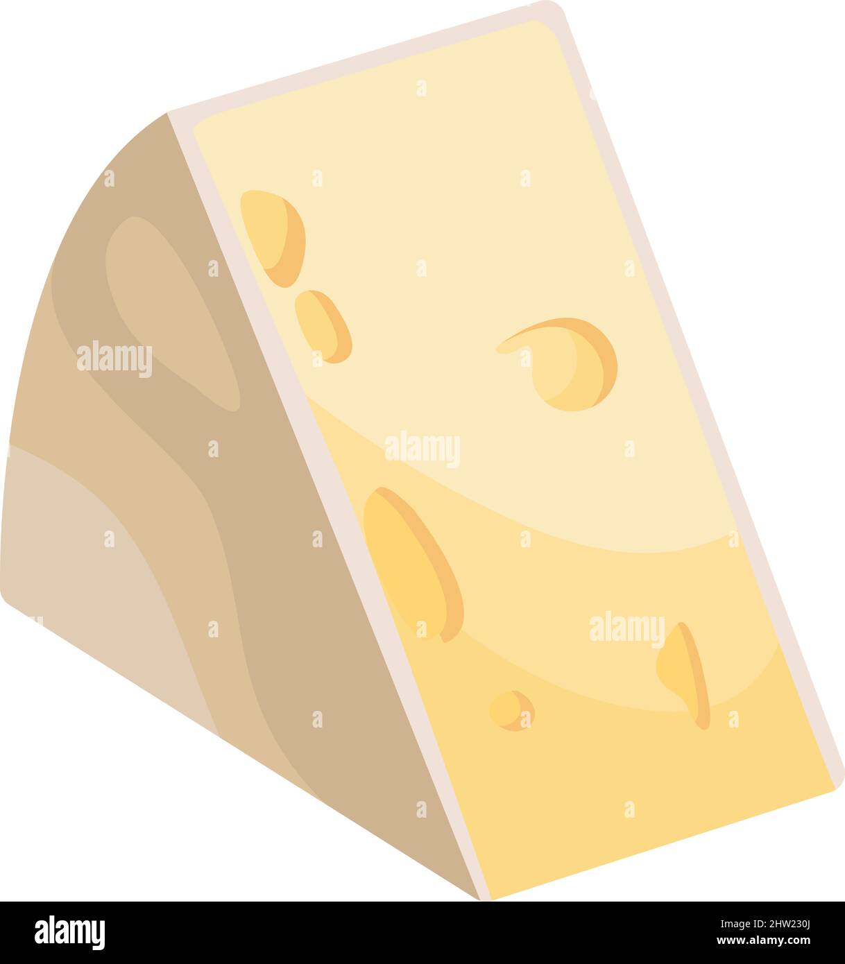 Cheese icon. Cartoon camembert with big holes Stock Vector Image & Art ...