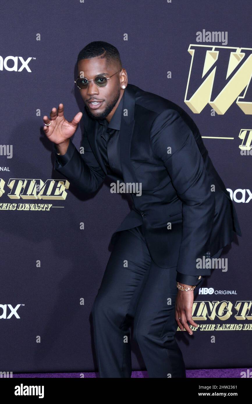 LOS ANGELES - MAR 2: Quincy Isaiah at the Winning Time - The Rise of ...