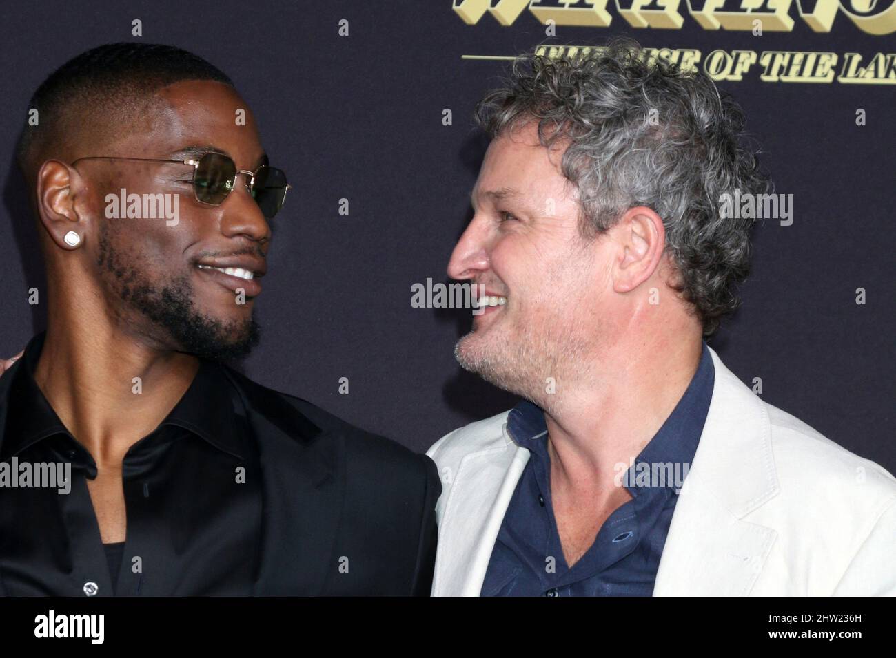 LOS ANGELES - MAR 2: Quincy Isaiah, Jason Clarke at the Winning Time ...