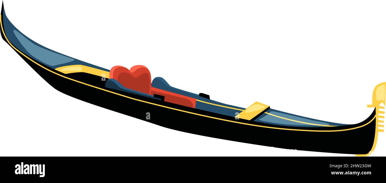 Venice wooden water taxi Stock Vector Images - Alamy