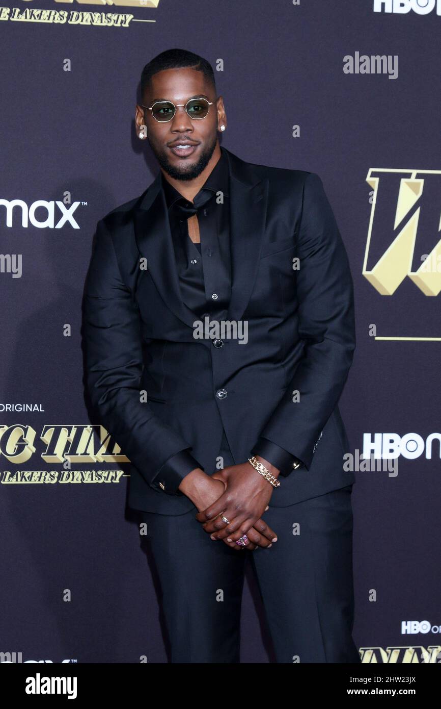 LOS ANGELES - MAR 2: Quincy Isaiah at the Winning Time - The Rise of ...