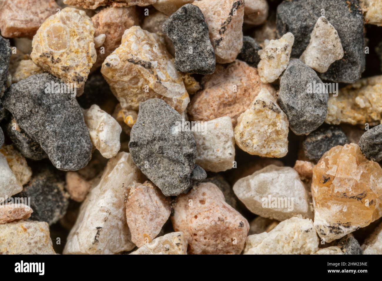 Colored Pebbles texture macro detail with high detail Stock Photo - Alamy