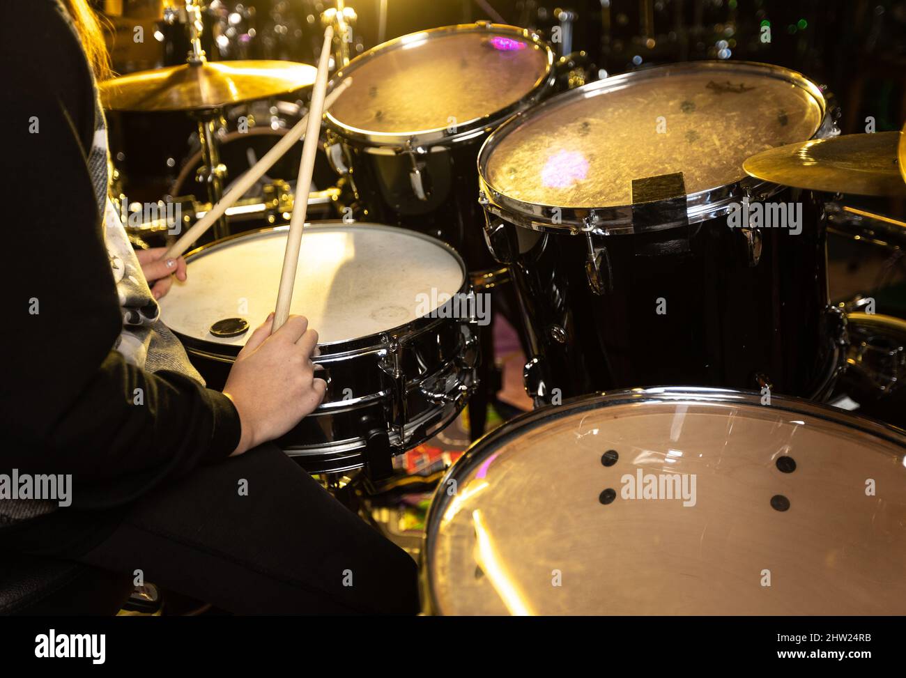 Percussion music class hi-res stock photography and images - Alamy