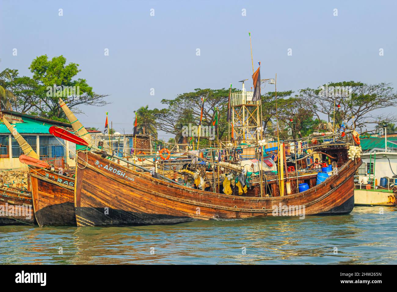 Photo of Industrial fishing boat. Fishing boat in the sea. The fishing ...