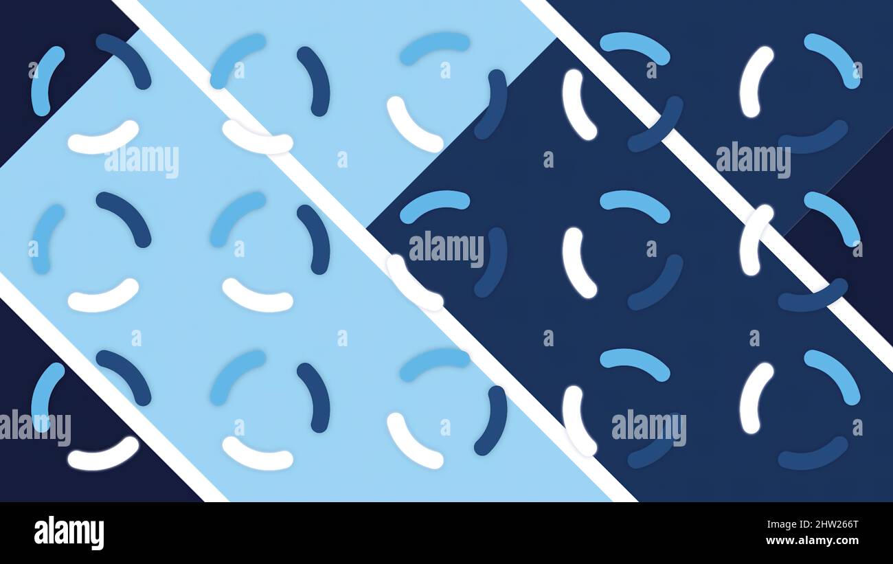 Rings on background of diagonal lines. Motion. Moving diagonal stripes ...