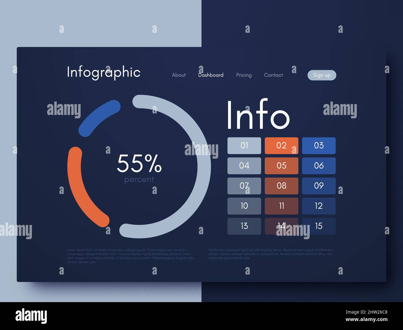 Modern infographic vector elements for business brochures. Use in ...