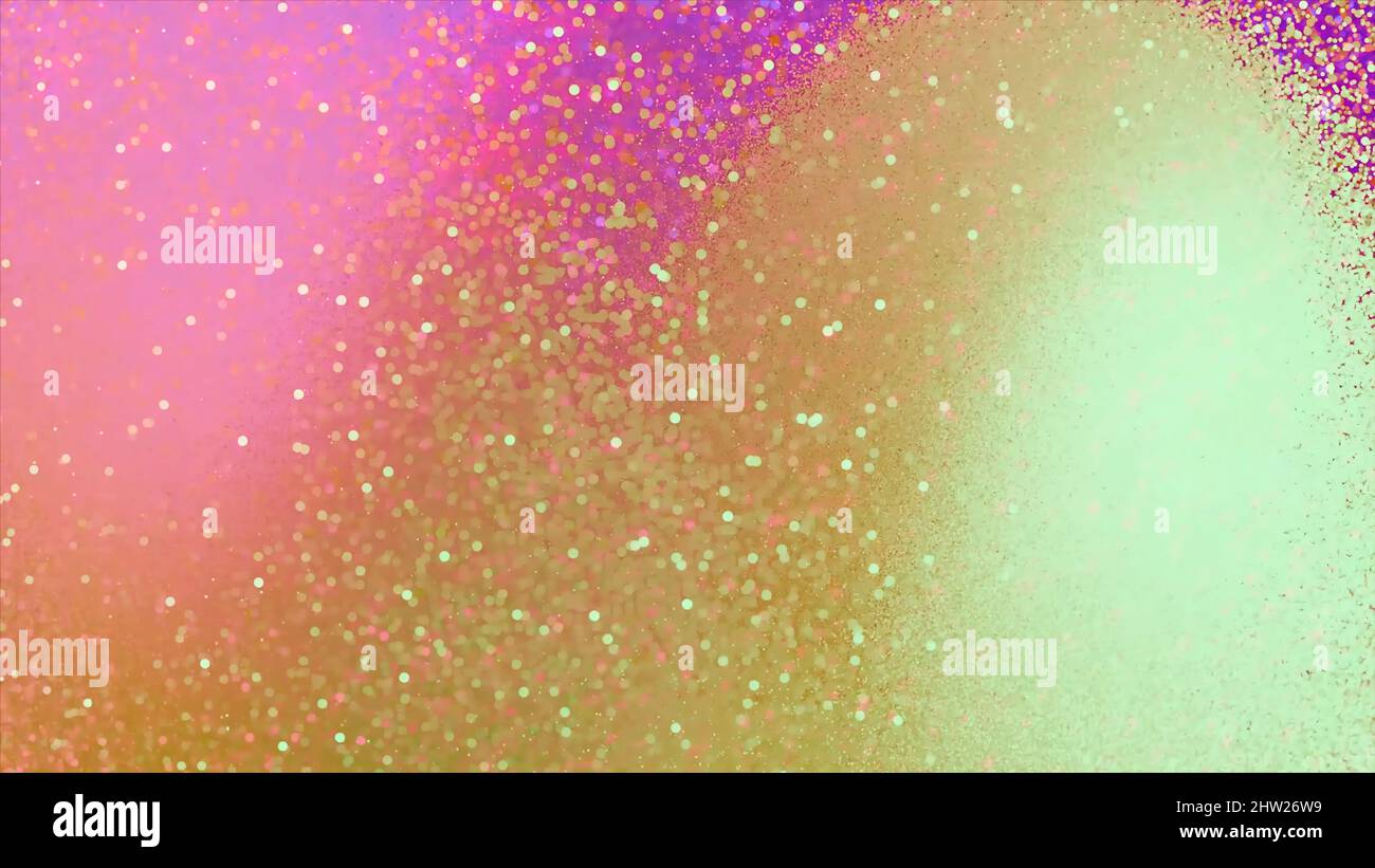 Abstract animation of explosive flow of colorful particles. Animation ...