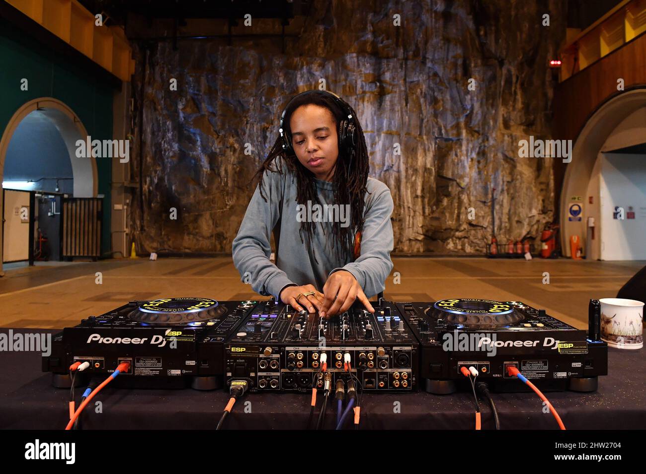 EDITORIAL USE ONLY DJ Shy One performs the world's first live-streamed ...