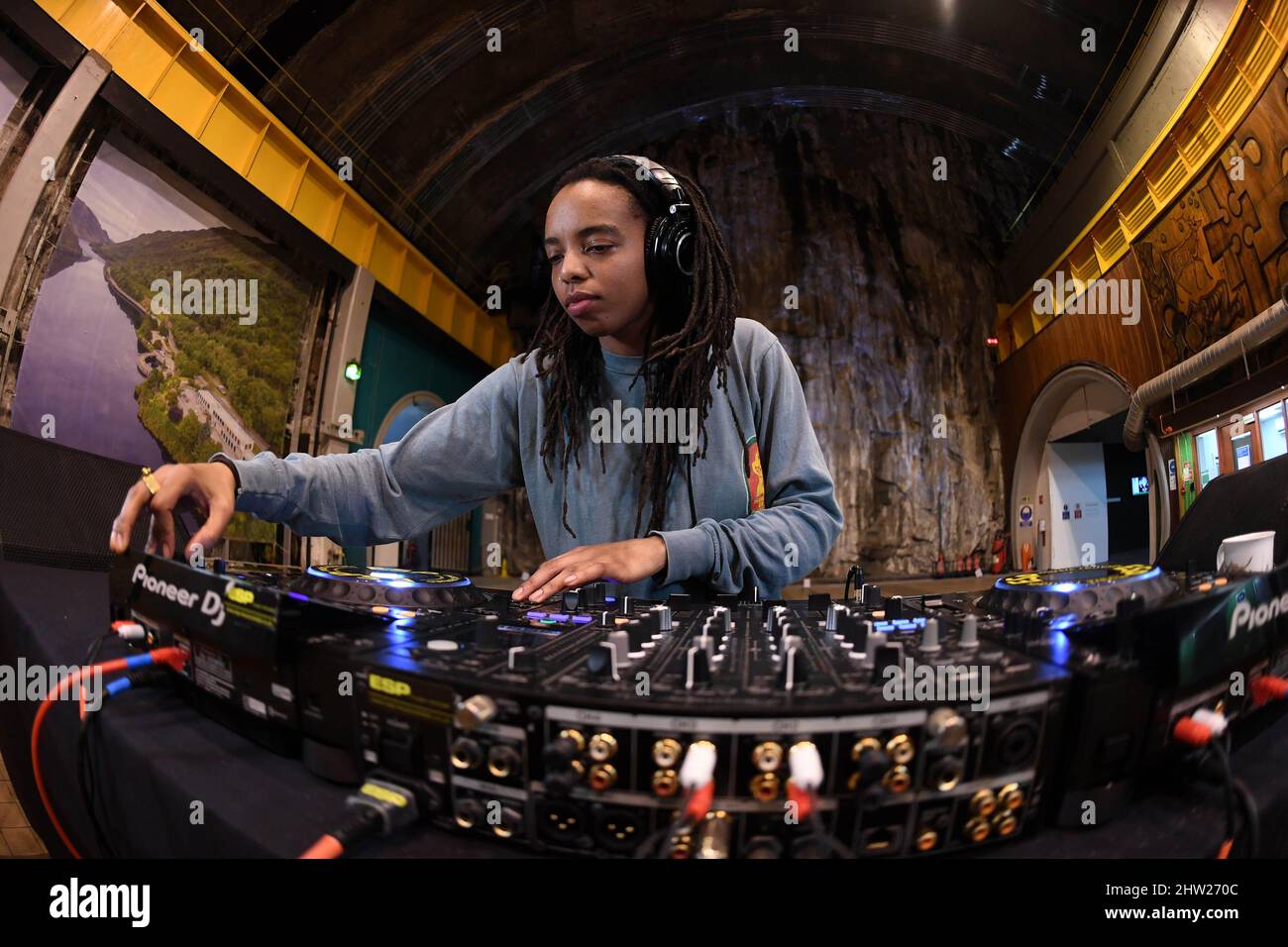 EDITORIAL USE ONLY DJ Shy One performs the world's first live-streamed ...