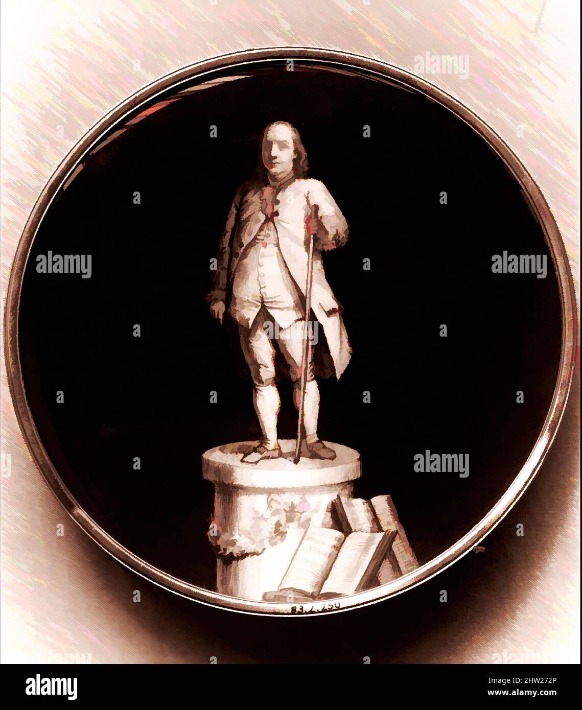 Art inspired by Portrait of Benjamin Franklin, 1776–1883, Made in ...