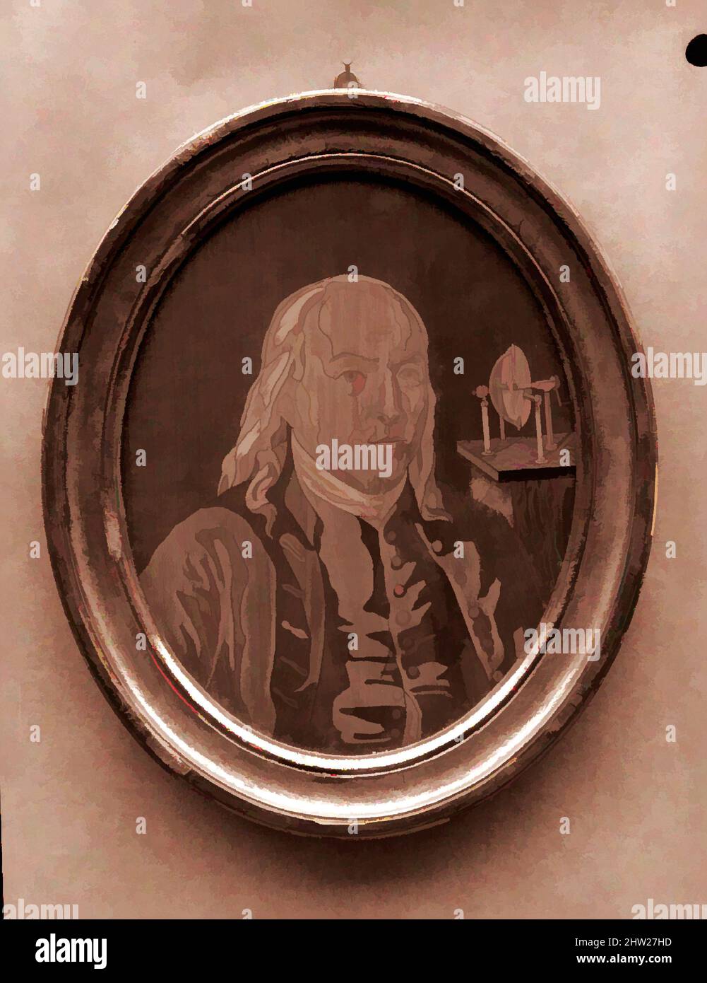 Art inspired by Portrait Panel of Benjamin Franklin, ca. 1780, Probably ...