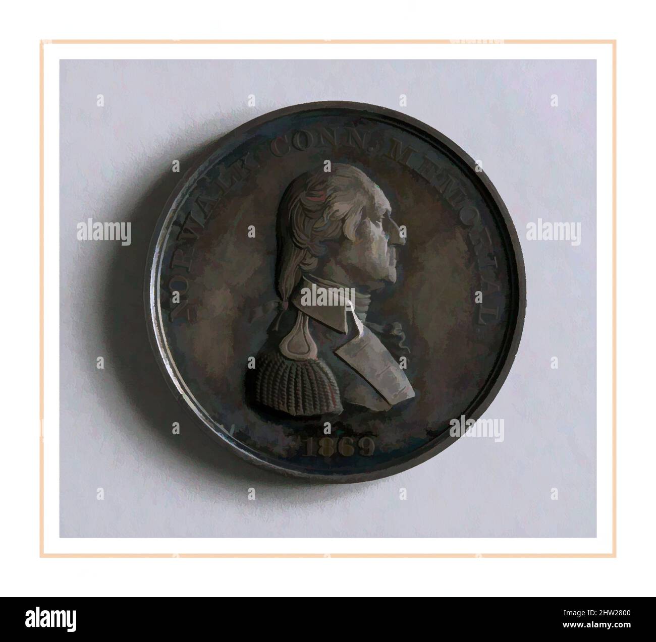 Art inspired by Medal, 1869, Silver or white-metal, Diam. 1 1/2 in. (3. ...