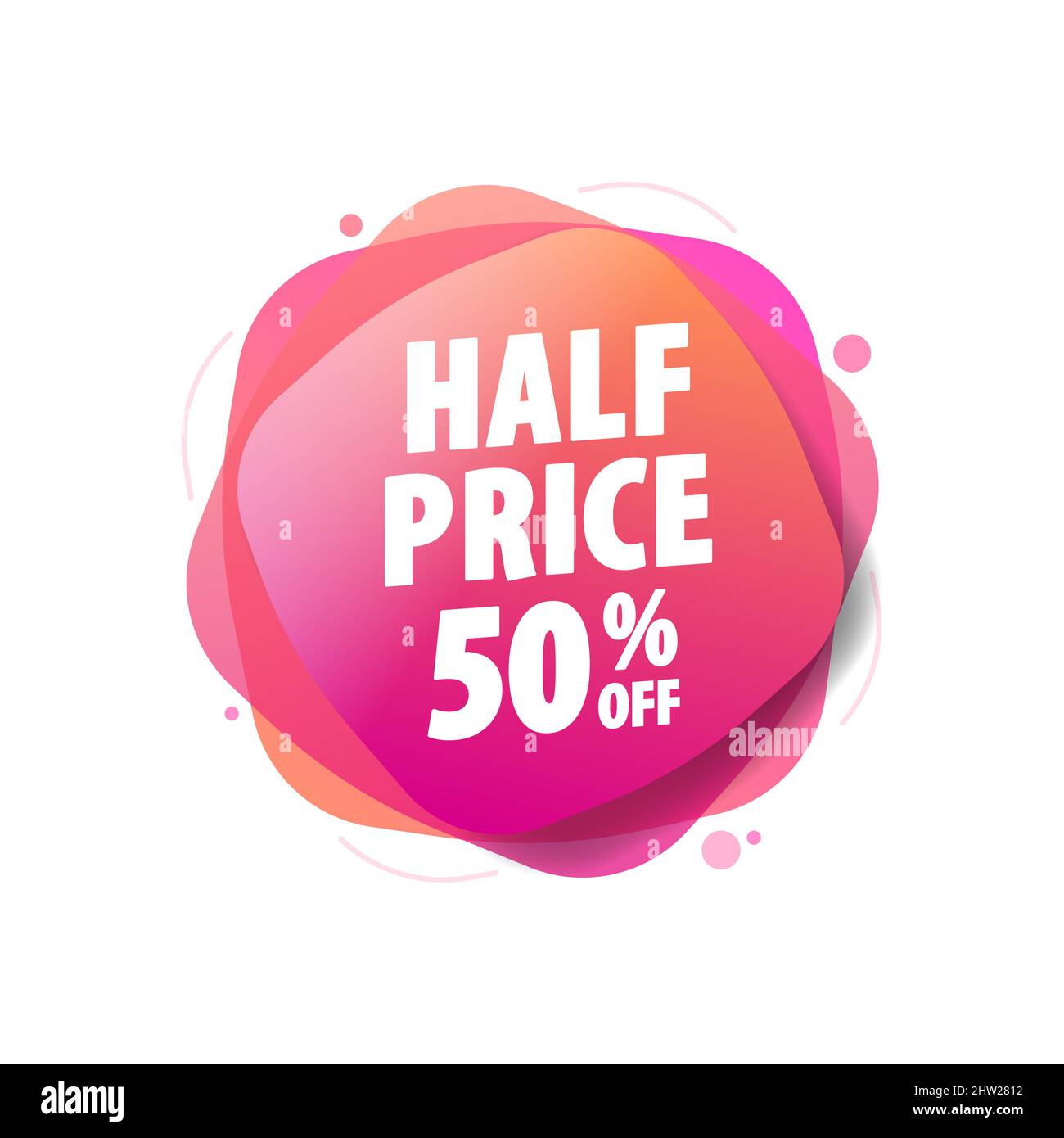 Half off Stock Vector Images - Alamy