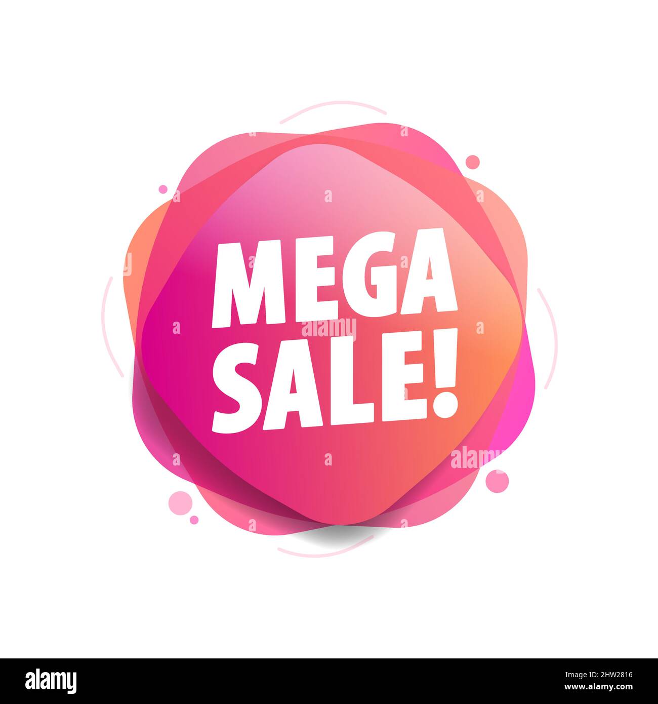 Mega Sale Vector Shopping Label Stock Vector Image & Art - Alamy