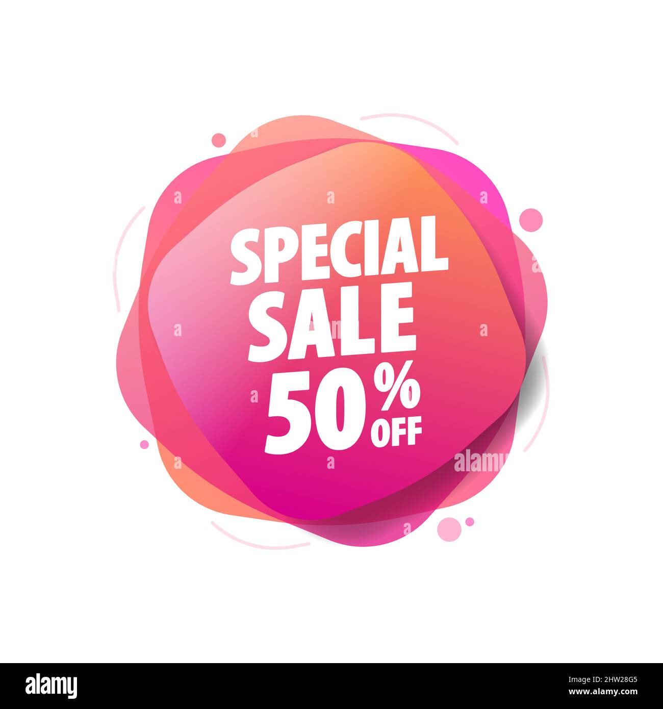 Special Sale 50% Off Shopping Label Stock Vector Image & Art - Alamy
