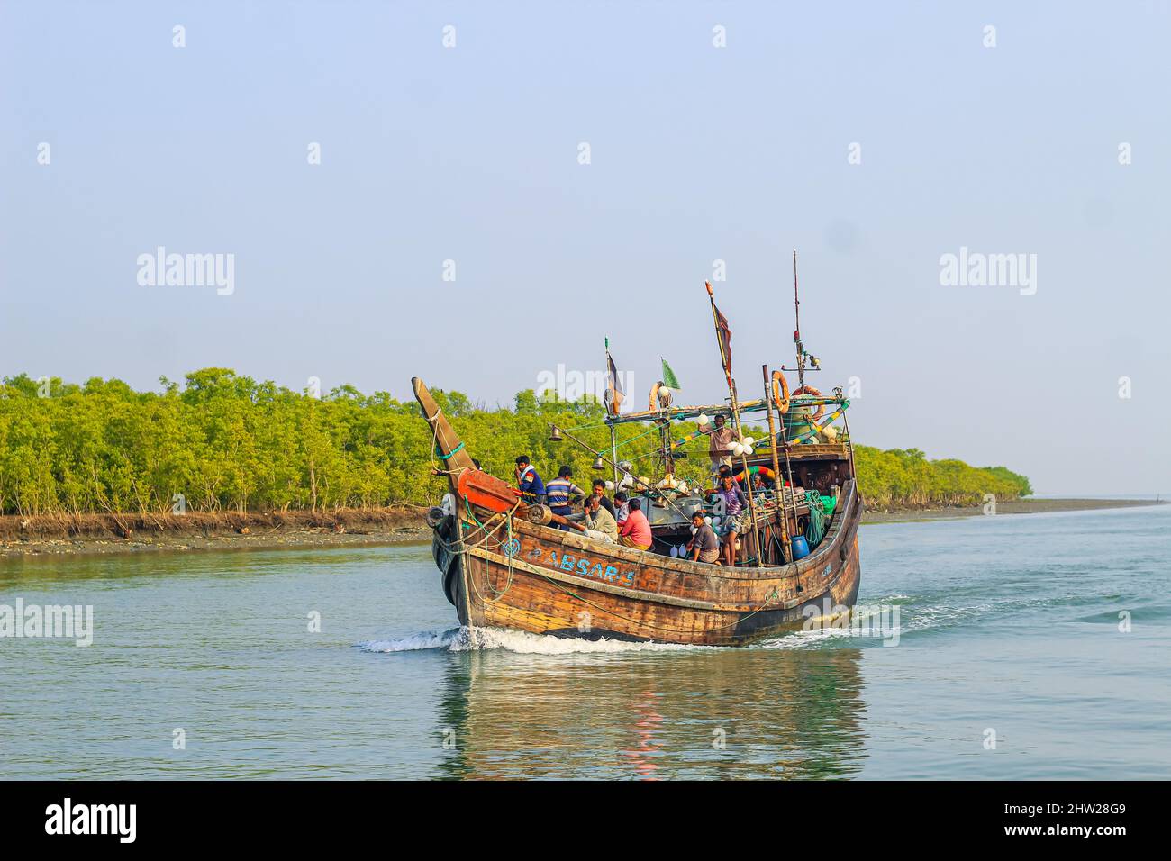Photo of Industrial fishing boat. Fishing boat in the sea. The fishing ...