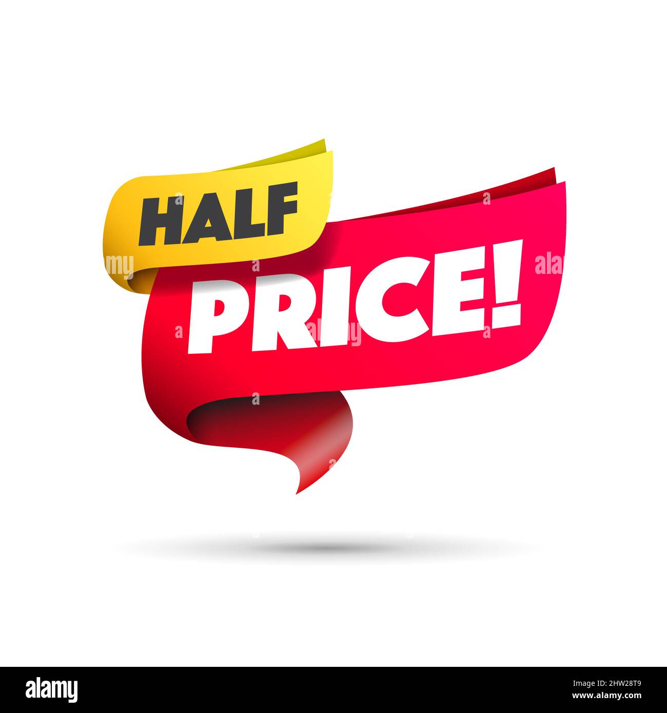Half Price Shopping Vector Label Stock Vector Image & Art - Alamy