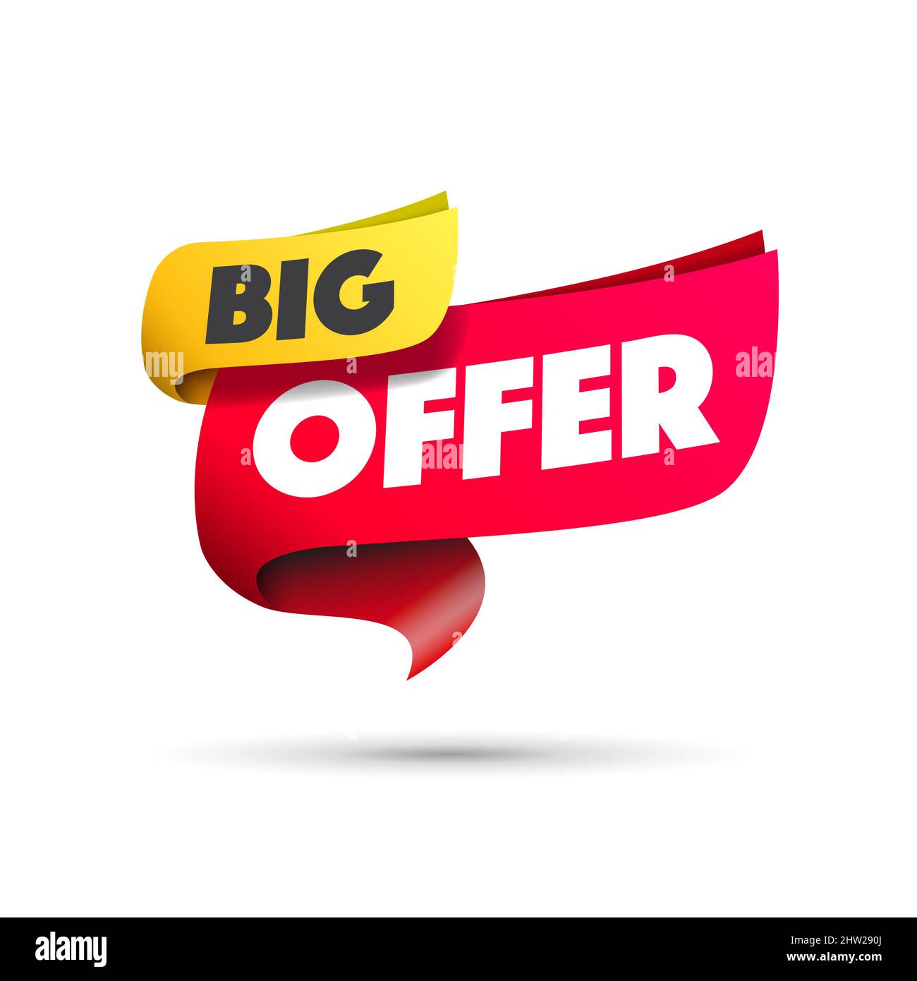 Big Offer Shopping Vector Label Stock Vector Image & Art - Alamy