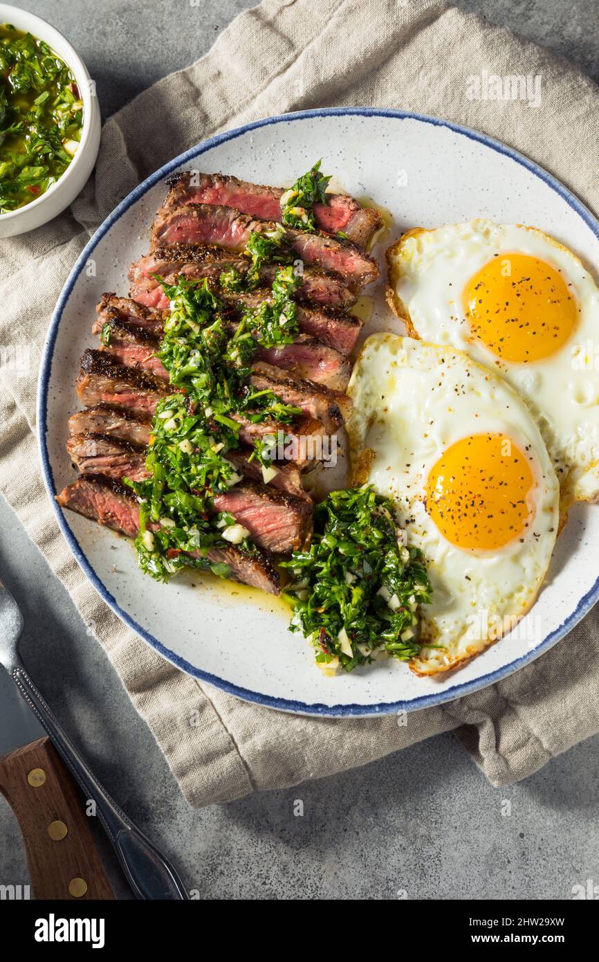 American breakfast steak hi-res stock photography and images - Alamy