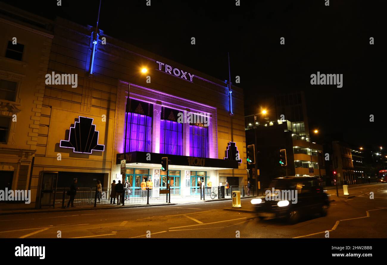 The TROXY - 1930s art deco venue, former cinema, Troxy, Commercial Road ...