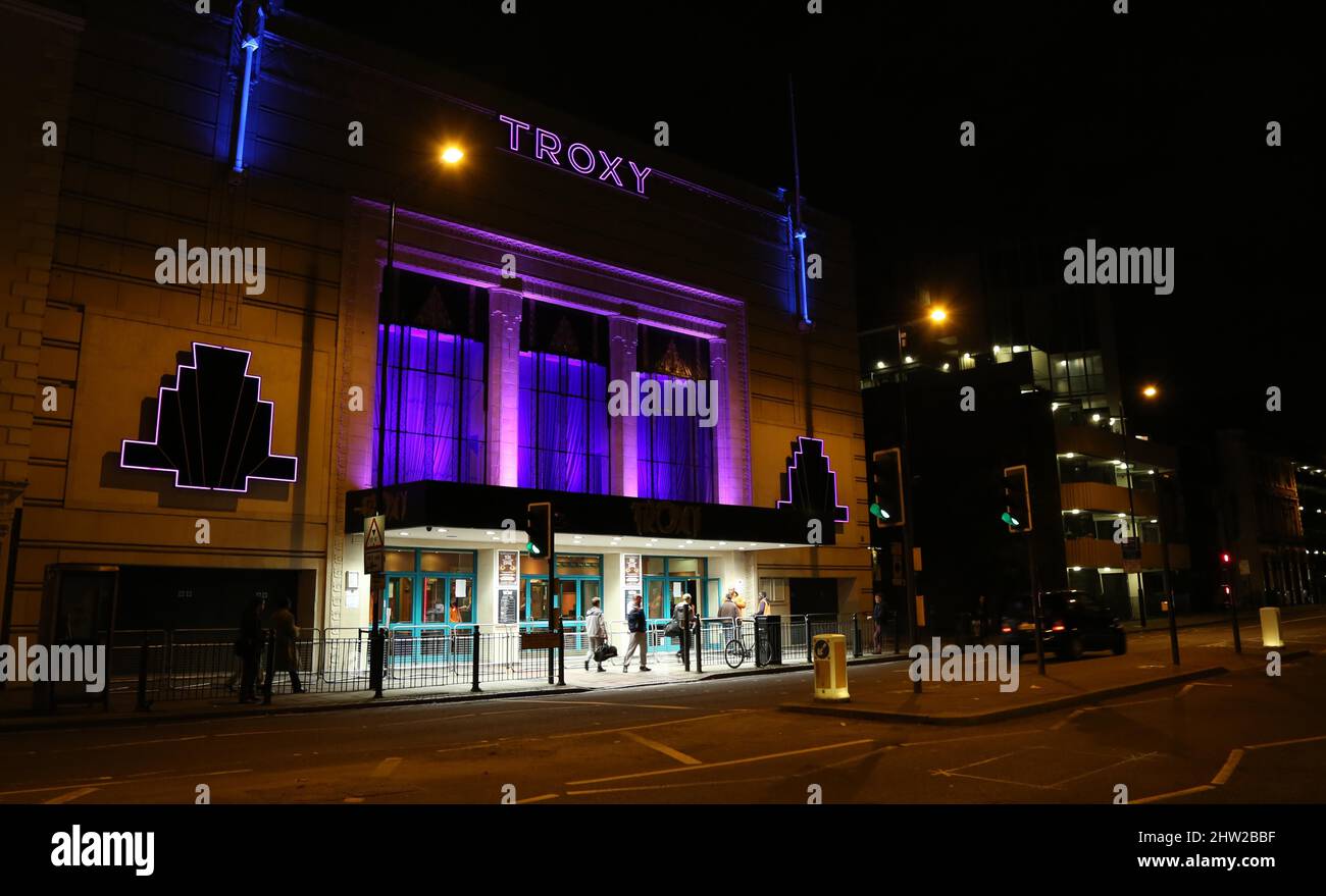 The TROXY - 1930s art deco venue, former cinema, Troxy, Commercial Road ...