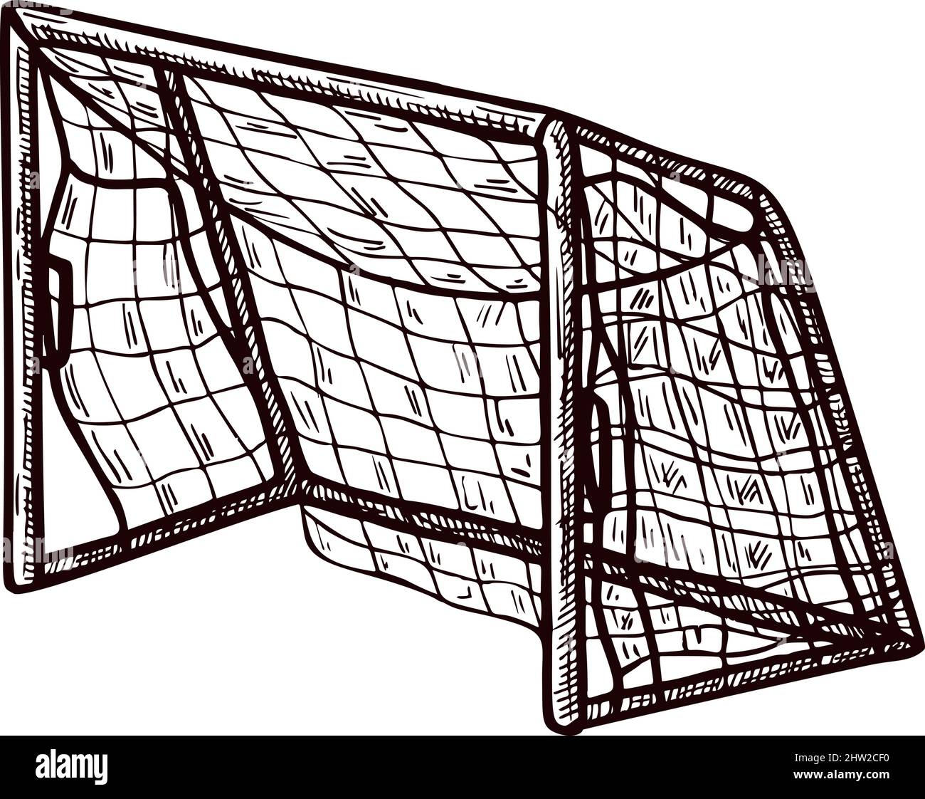 Football children goal net Cut Out Stock Images & Pictures - Alamy