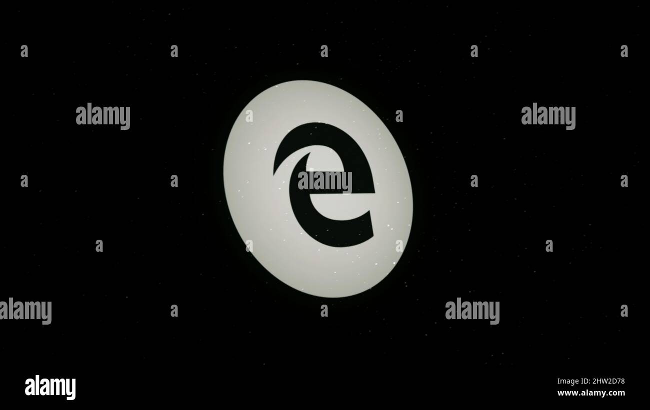 Digital animation of the grey moving particles forming the Internet ...