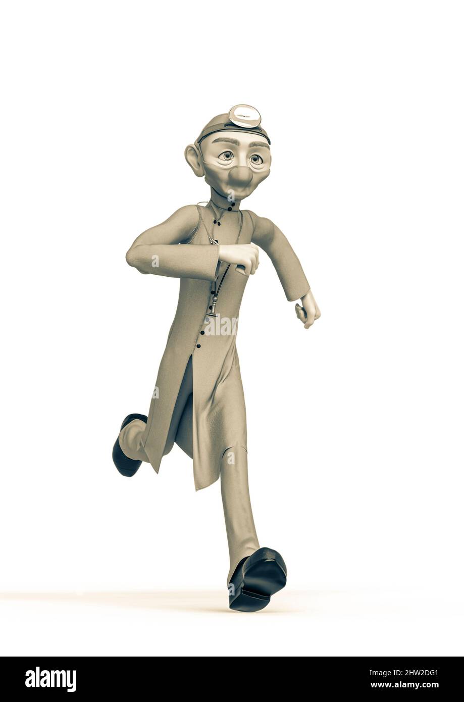 Surgeon cartoon character Cut Out Stock Images & Pictures - Alamy