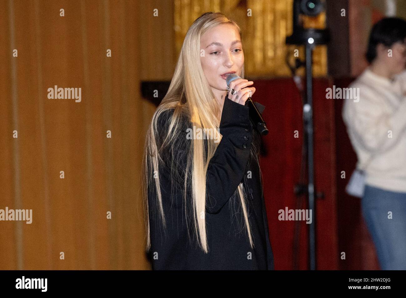 Stien den Hollander better known as S10 at the presentation of the ...