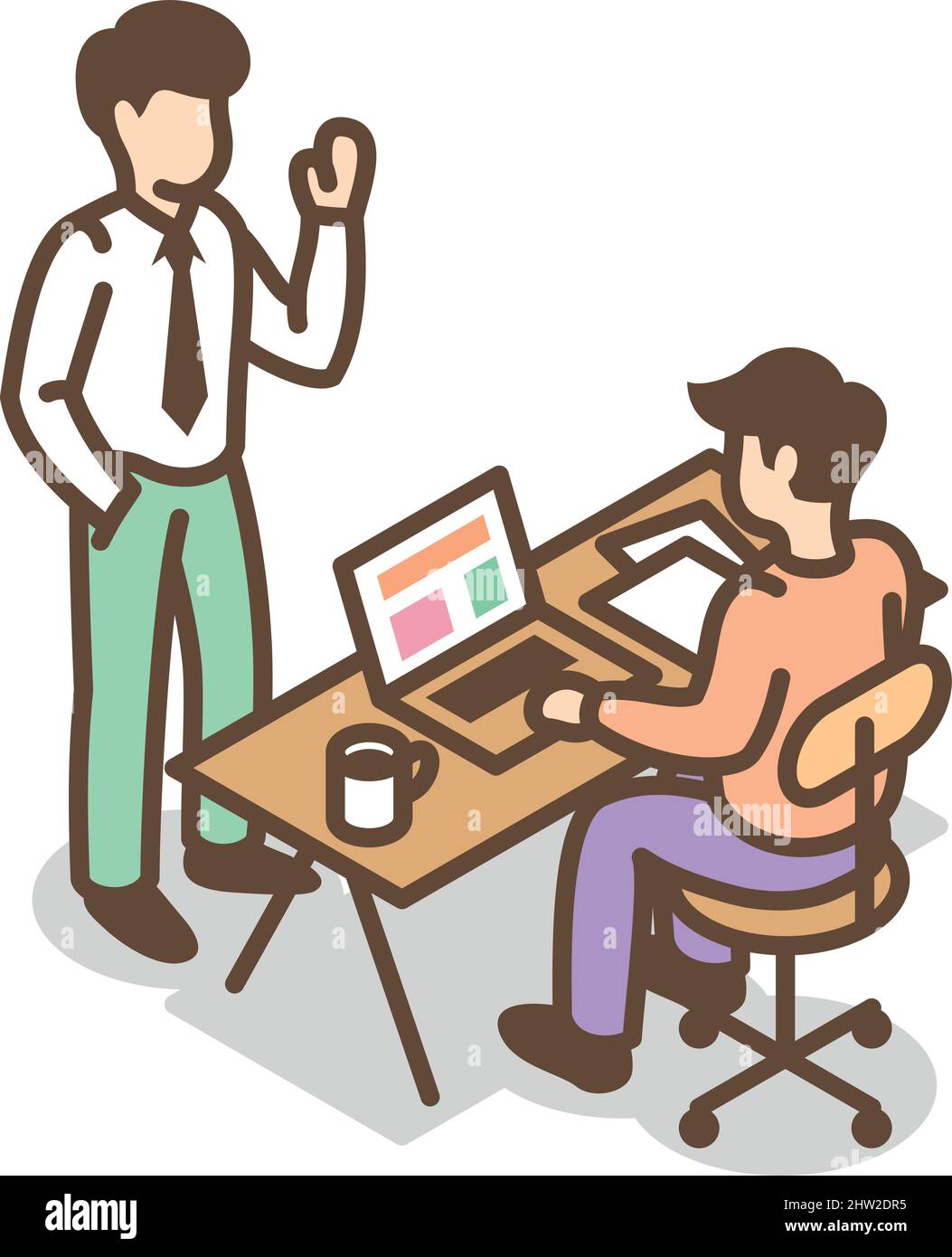 Sit sitting chat talk Stock Vector Images - Alamy