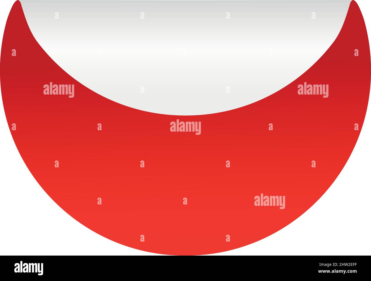 Curled edge vector circle hi-res stock photography and images - Alamy
