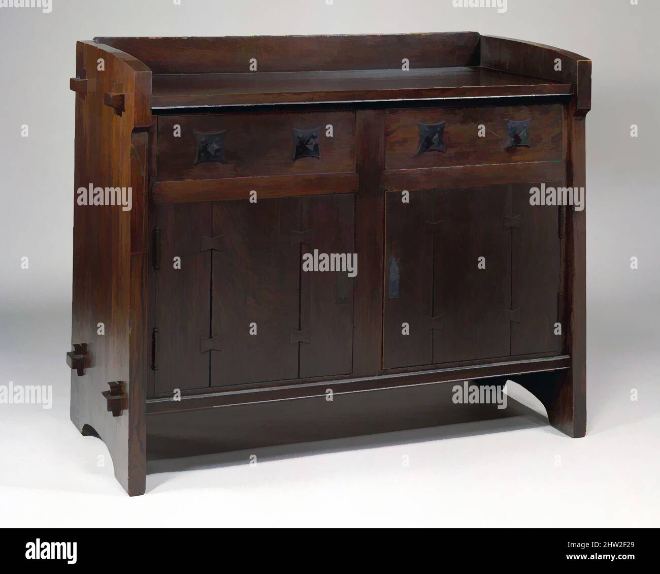 Art inspired by Sideboard Table, ca. 1901, Made in Eastwood, New York ...