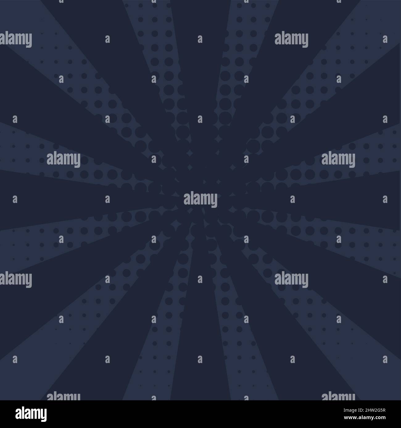 Striped burst background with retro halftone shadow effect Stock Vector ...