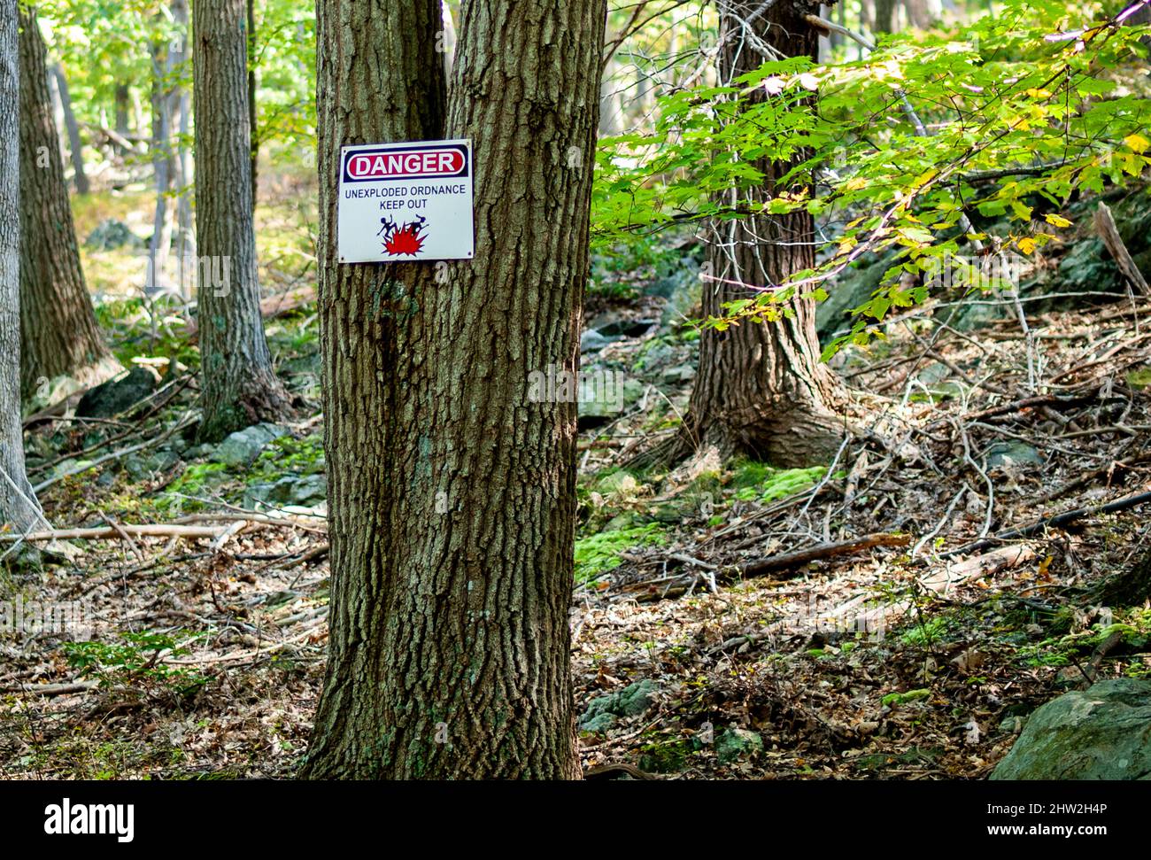 Gate sign banner warning information hi-res stock photography and ...