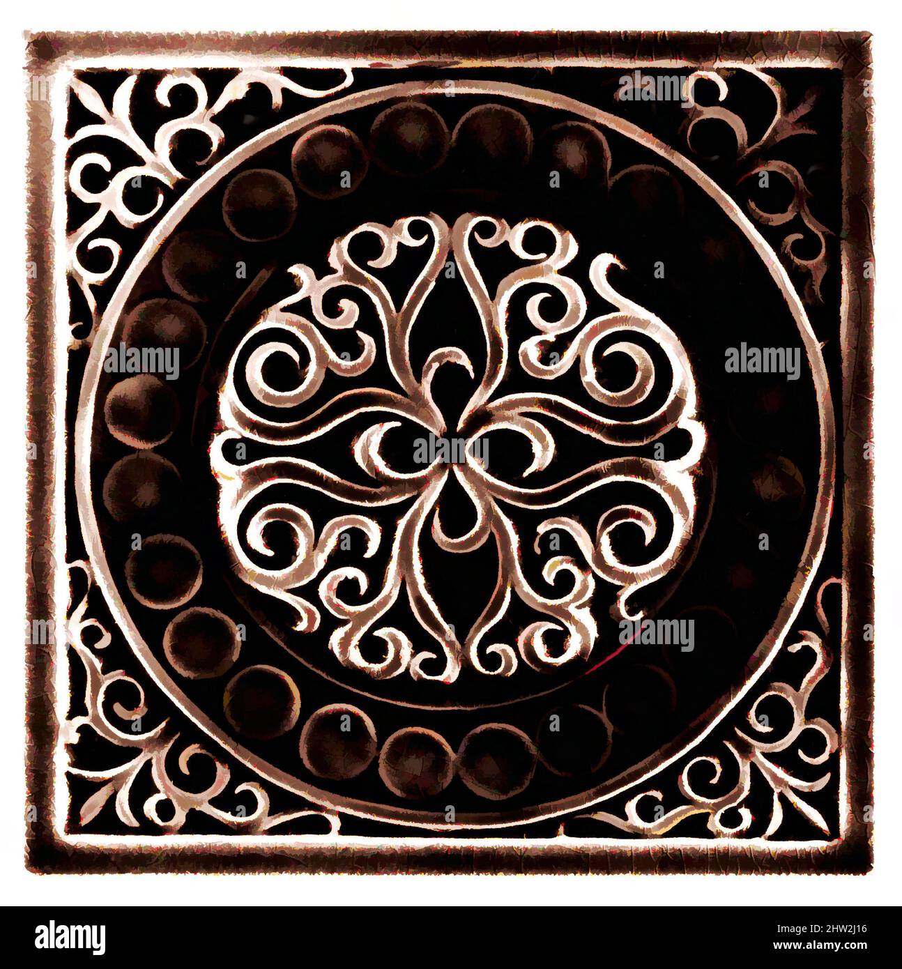 Art inspired by Tile, ca. 1882–84, Made in Chelsea, Massachusetts ...