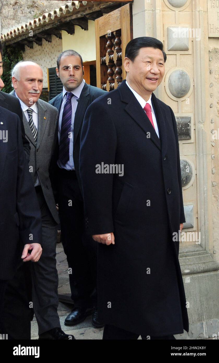 Xi Jinping, current president of the Republic of China, during his ...