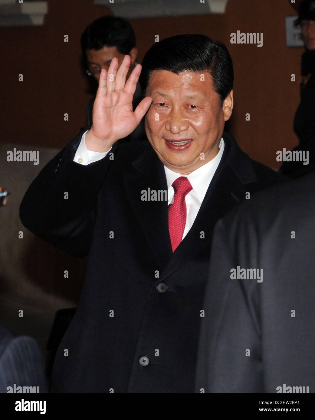 Xi Jinping, current president of the Republic of China, during his ...