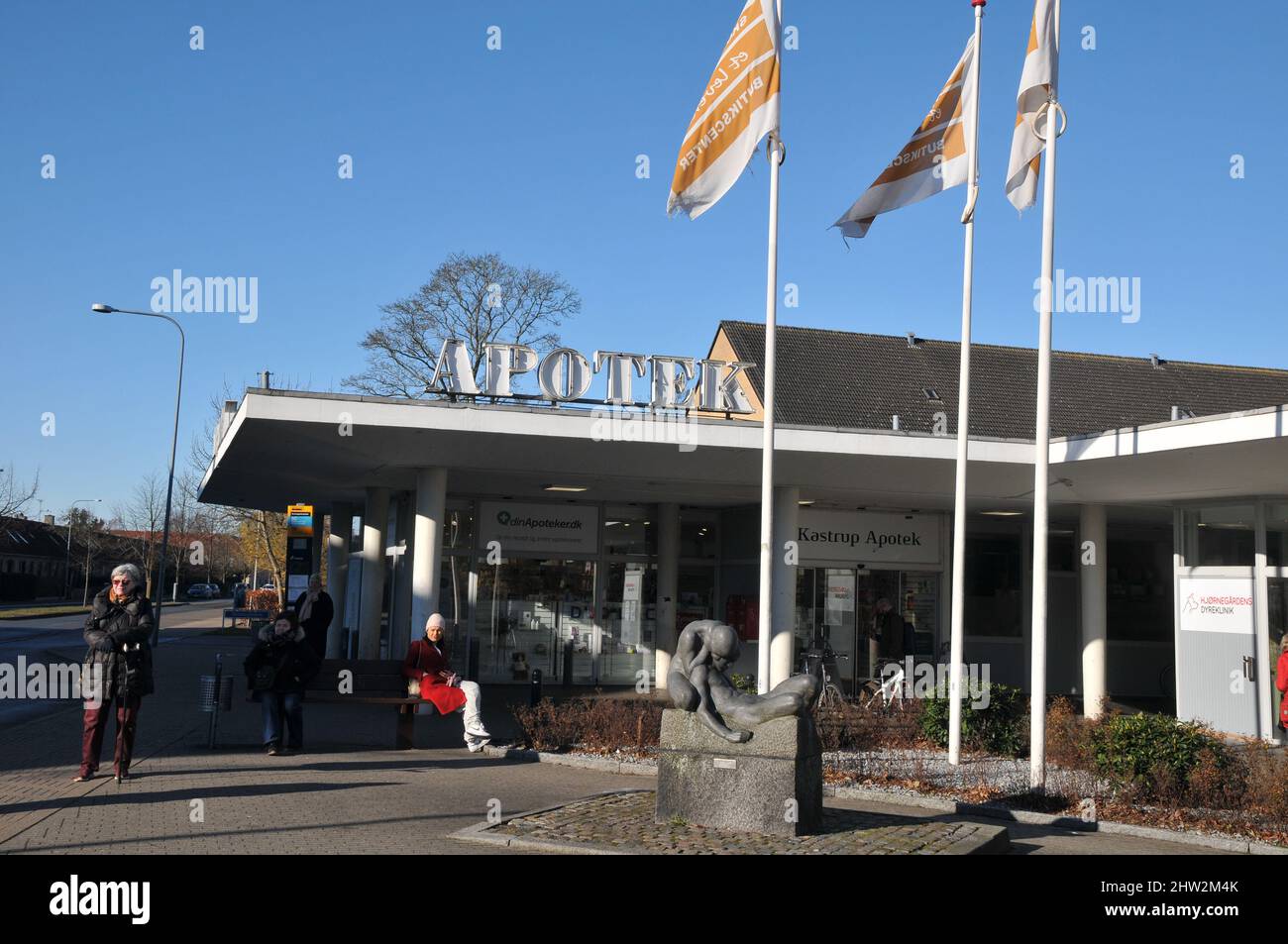 Kastrup/Denmark.03 .March 2022/.Danish pharmacy apotek in Kastrup in ...