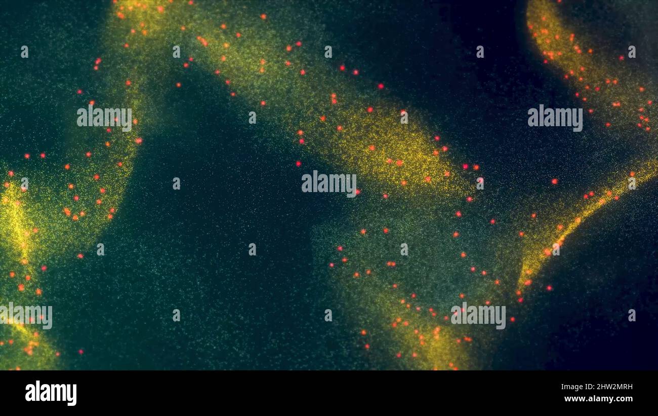 Spectacular view of a glowing cosmic in space consisting of planets ...