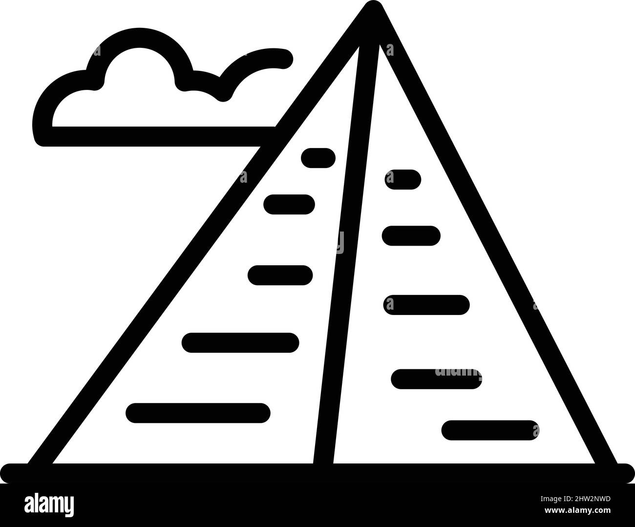 Pyramid plateau Stock Vector Images - Alamy