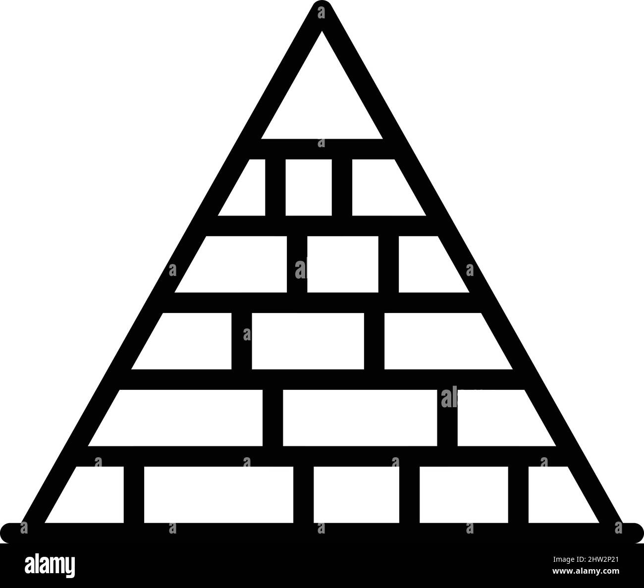 Great pyramid icon outline vector. Ancient egypt. Cairo desert Stock ...