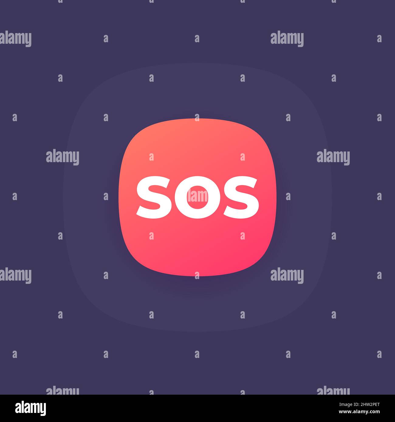 sos red button, vector design Stock Vector Image & Art - Alamy