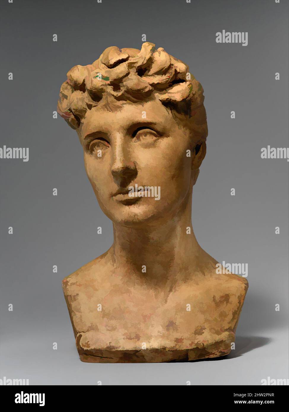 Art inspired by Davida Johnson Clark, 1886, Plaster, shellac, 10 1/2 x ...