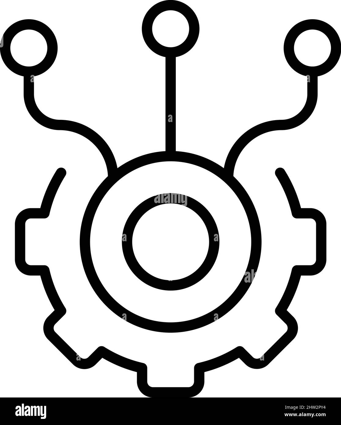 Workflow progress project plan icon Black and White Stock Photos ...