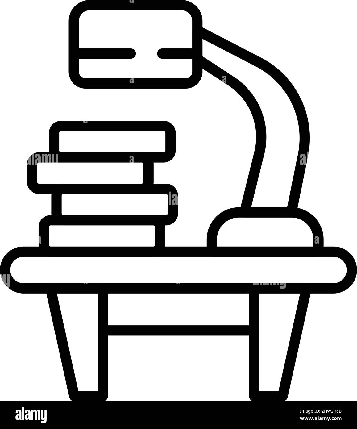 Workflow desktop icon outline vector. Gear system. Strategy plan Stock ...