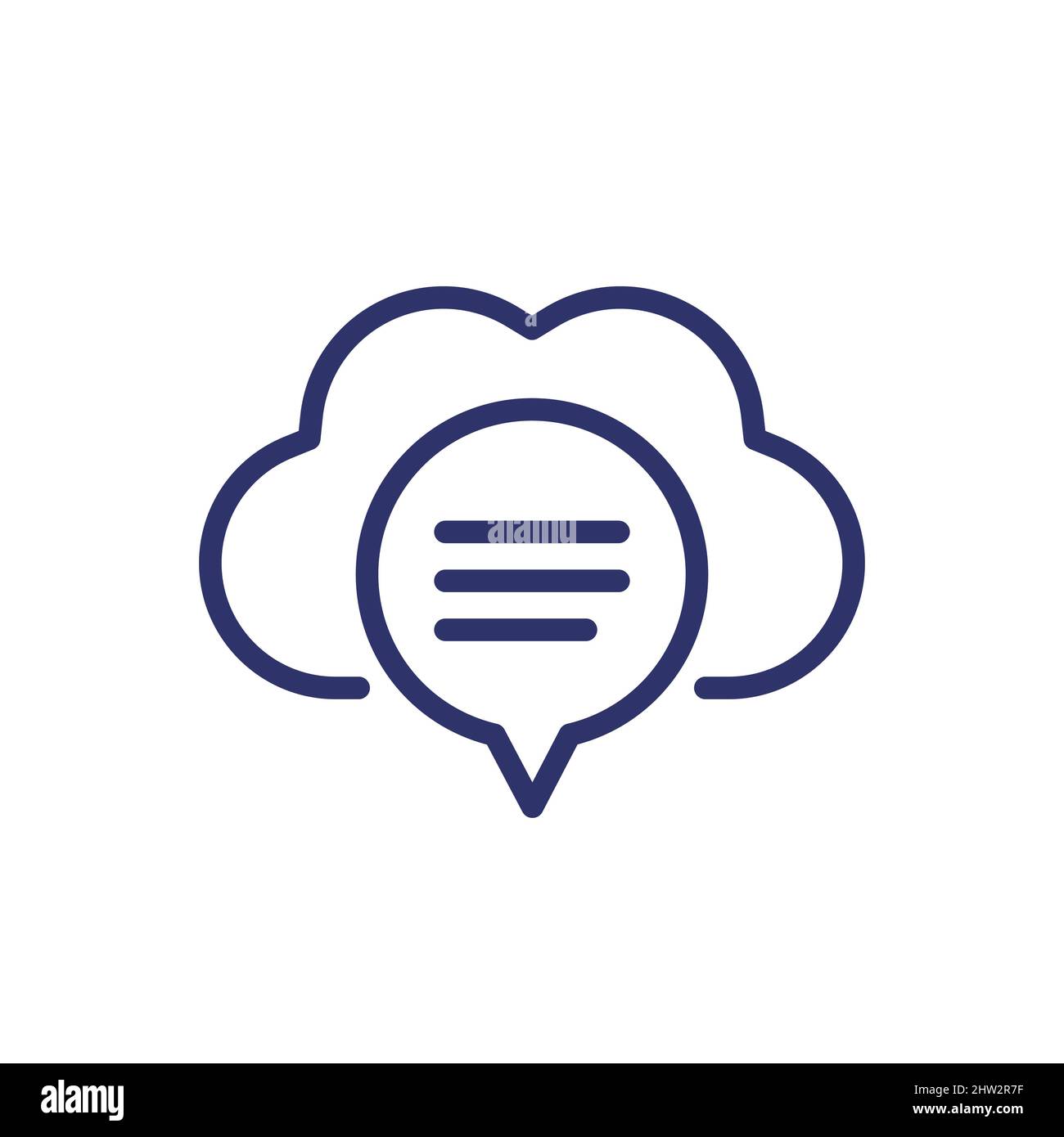 Reply chat Cut Out Stock Images & Pictures - Alamy