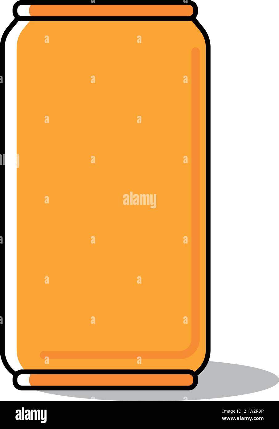 Yellow beer can icon isolated Stock Vector Images - Alamy