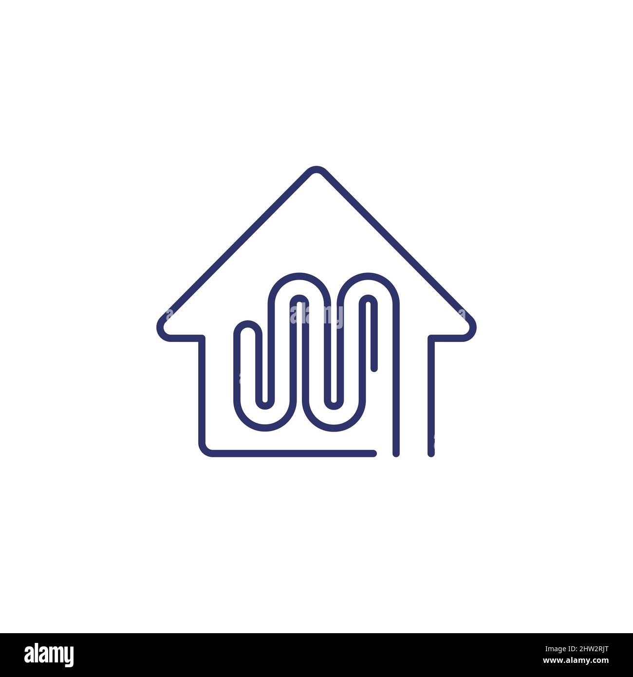 Electric radiant heating Stock Vector Images - Alamy