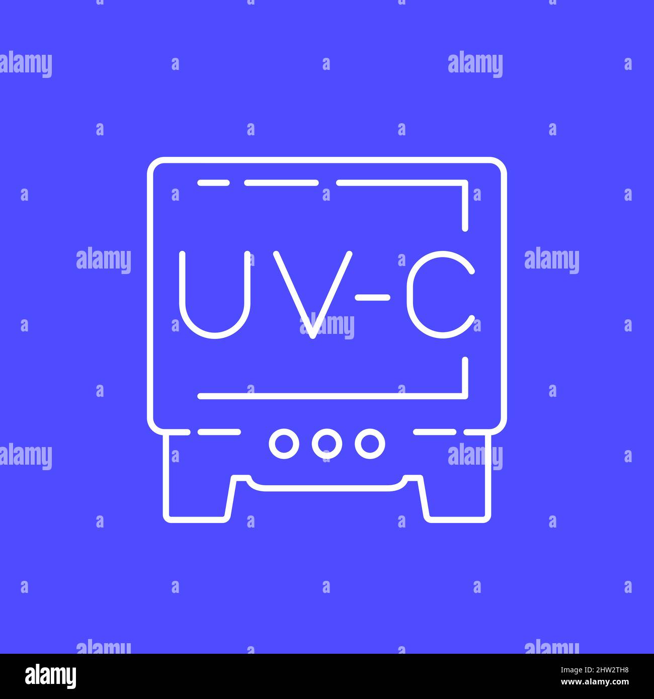 UV light sterilization with UV-C lamp icon Stock Vector Image & Art - Alamy